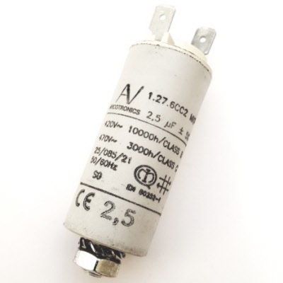 Aanloop / Running- Condensators gesorteerd op uF