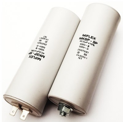 Aanloop / Running- Condensators gesorteerd op uF