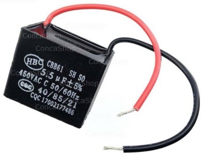 Aanloop / Running- Condensators gesorteerd op uF